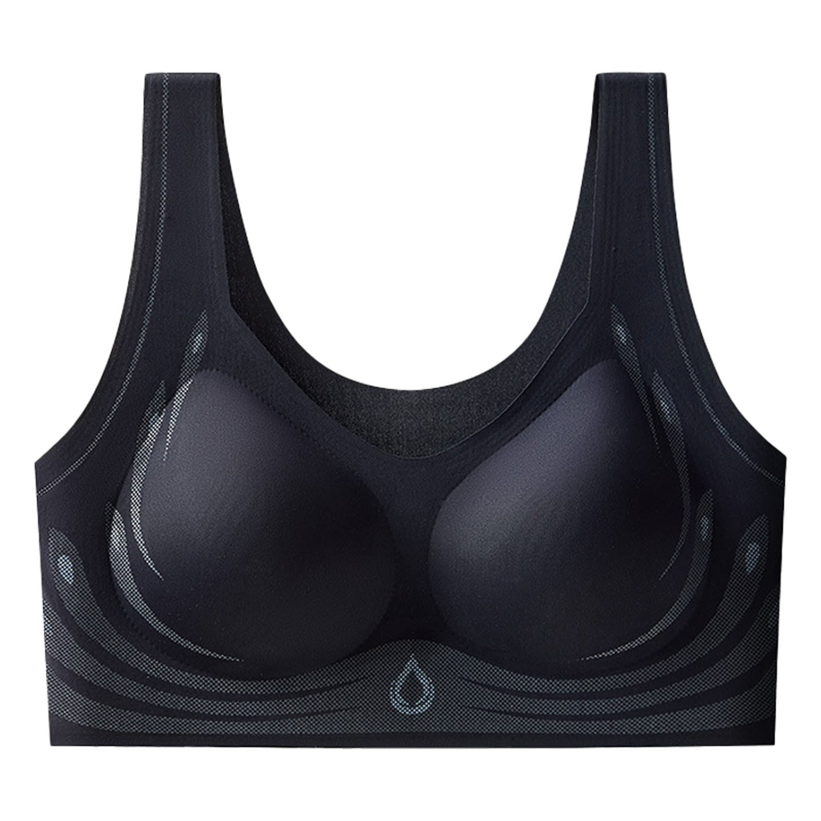 Gibobby Women's Front Closure Racerback Bras Plus Size Full Coverage ...