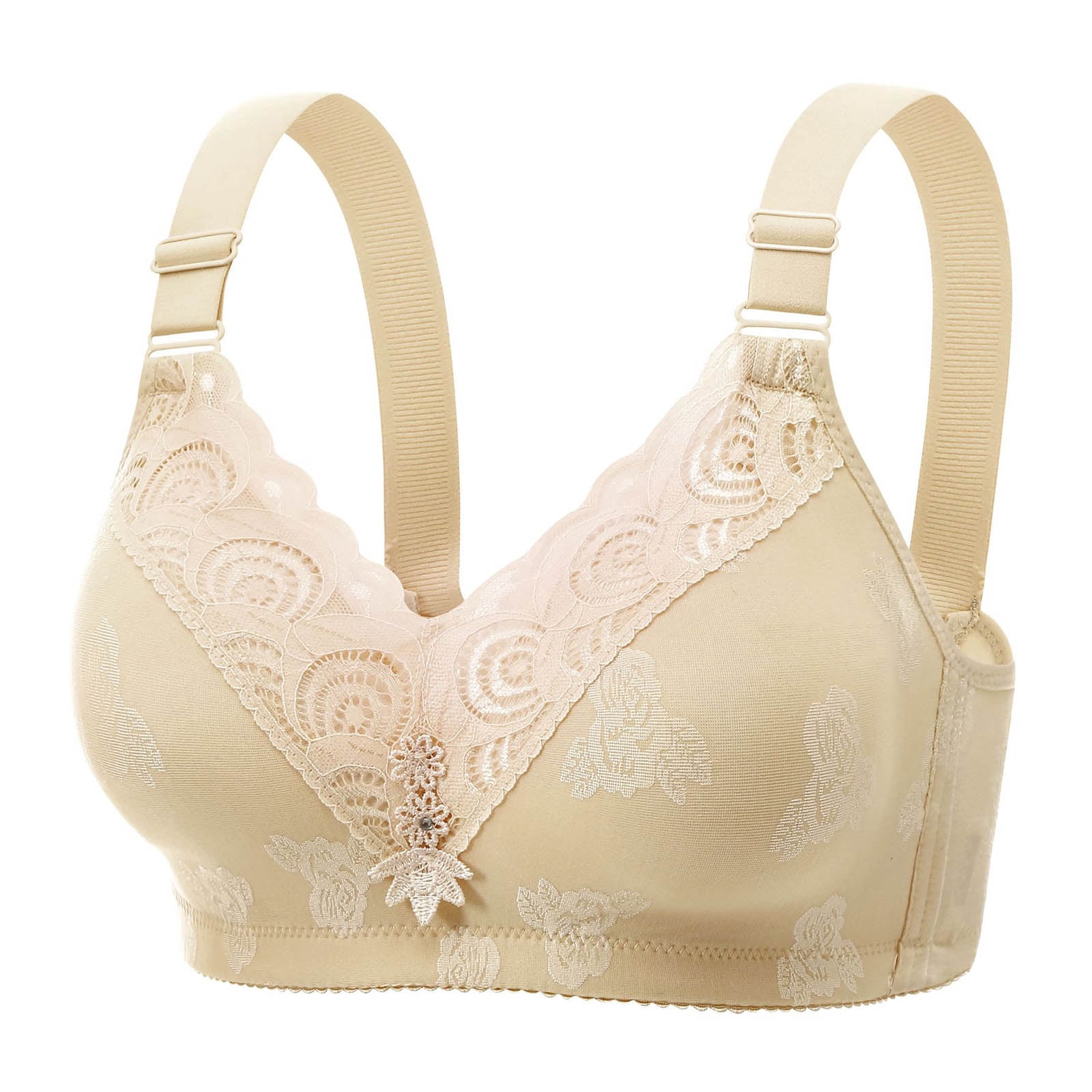 Gibobby Women's Lace Balconette Bra Demi Sheer See Though Mesh Unlined ...