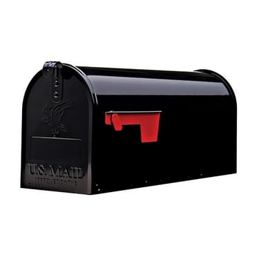 Gibraltar Mailboxes Patriot Plastic, Mailbox Mounting Board, Black ...