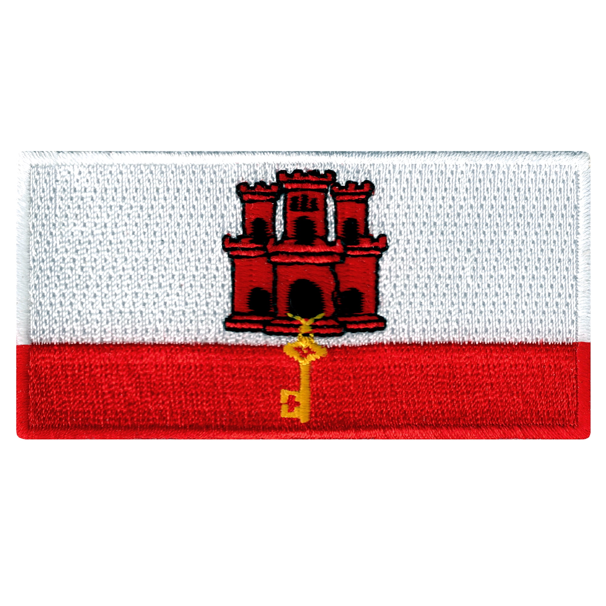 Gibraltar Flag Embroidered Iron-on Patch - Walmart.com
