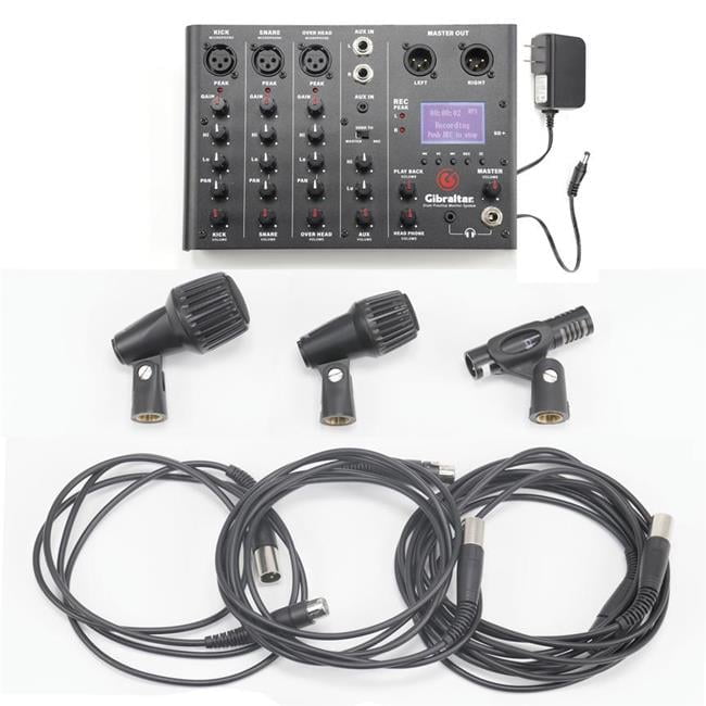 Gibraltar GDMS Drum Monitor System w/ Bass, Snare and Overhead ...