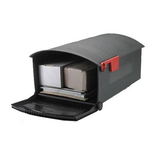 Gibraltar Gibraltar Black Large Plastic Mailbox - Walmart.com