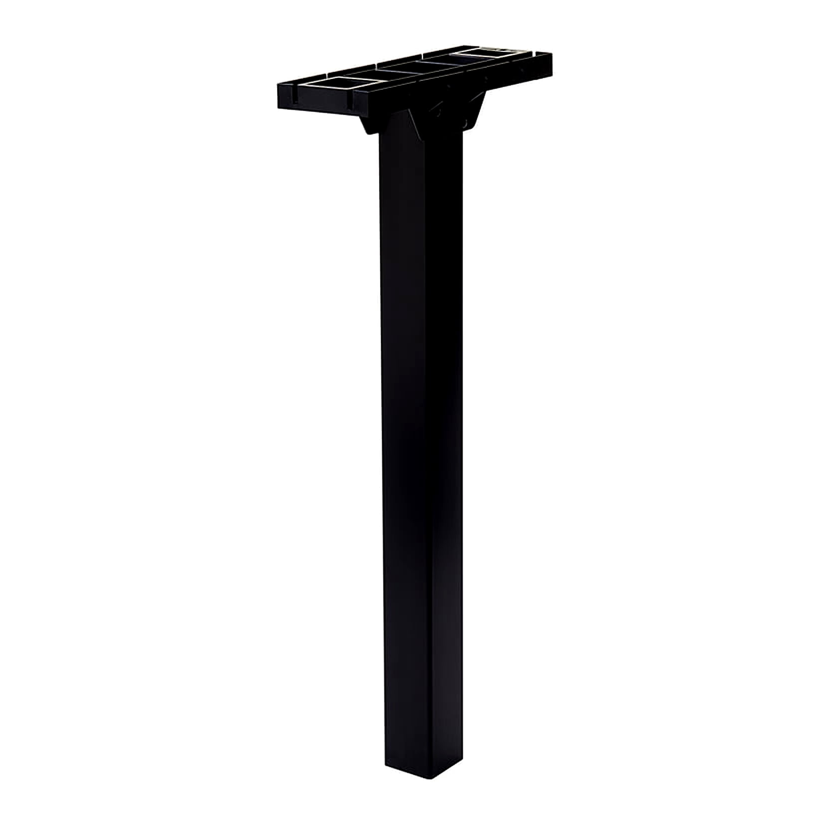 Gibraltar Mailboxes Patriot Black Polymer Mailbox Post, Easy ...