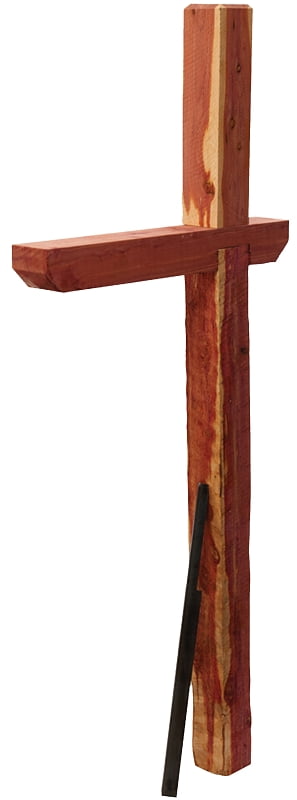 Gibraltar Mailboxes Cedar Deluxe Drive-In Post Kit for Large and Medium ...