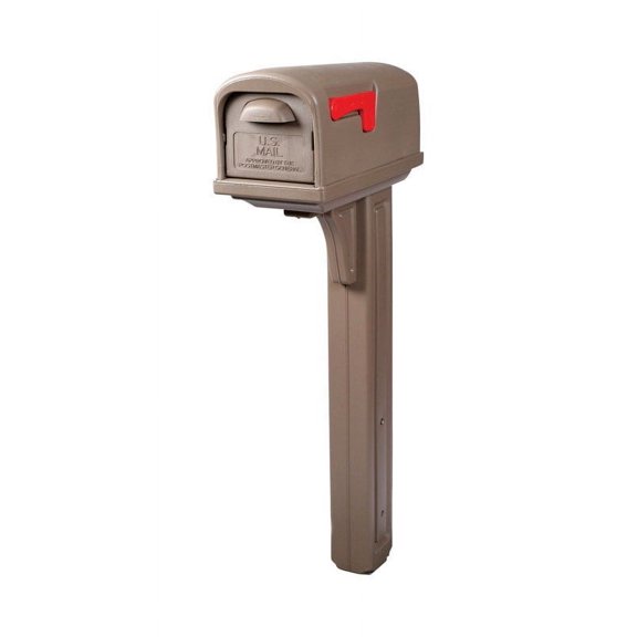 Plastic Mailboxes for Home Improvement in Black and Red Colors