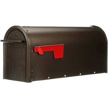 Gibraltar Mailboxes Grand Haven, Extra-Large, Plastic, Black Mailbox ...