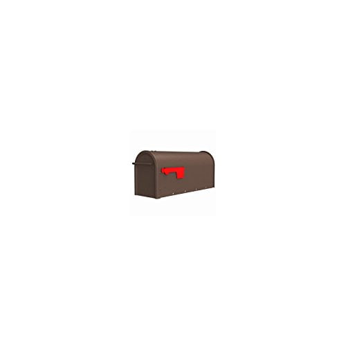 Gibraltar Mailboxes Franklin Medium, Steel, Post Mount Mailbox, Bronze ...