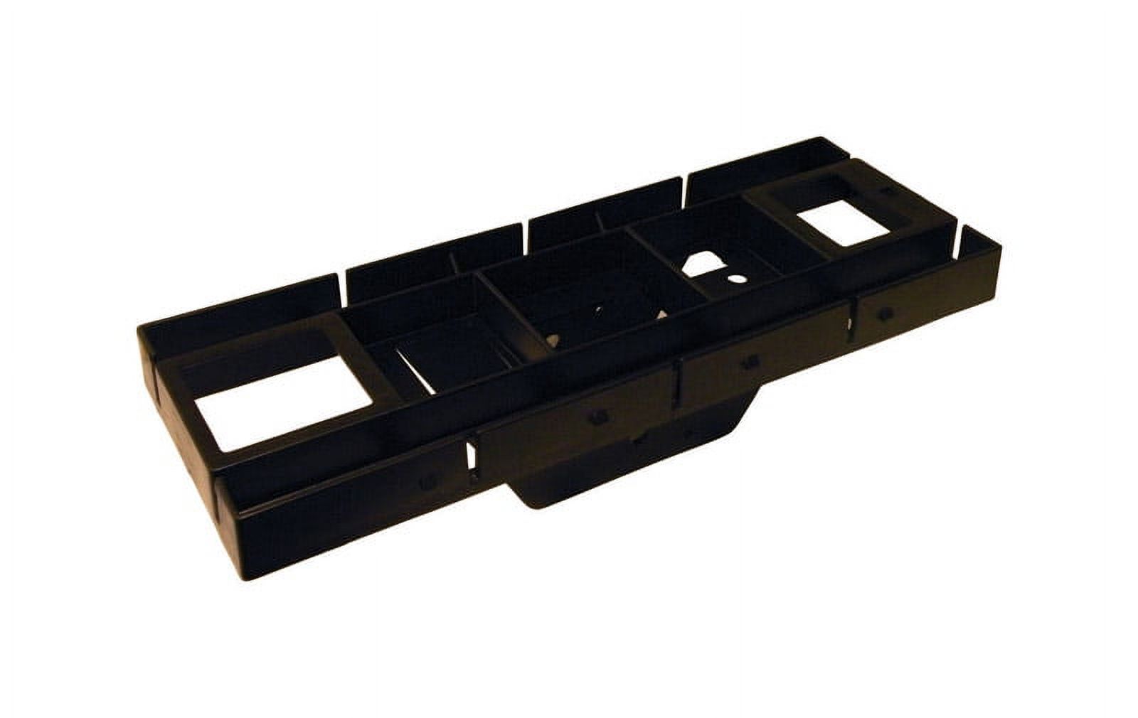 Gibraltar Mailboxes Patriot Plastic, Mailbox Mounting Board, Black ...
