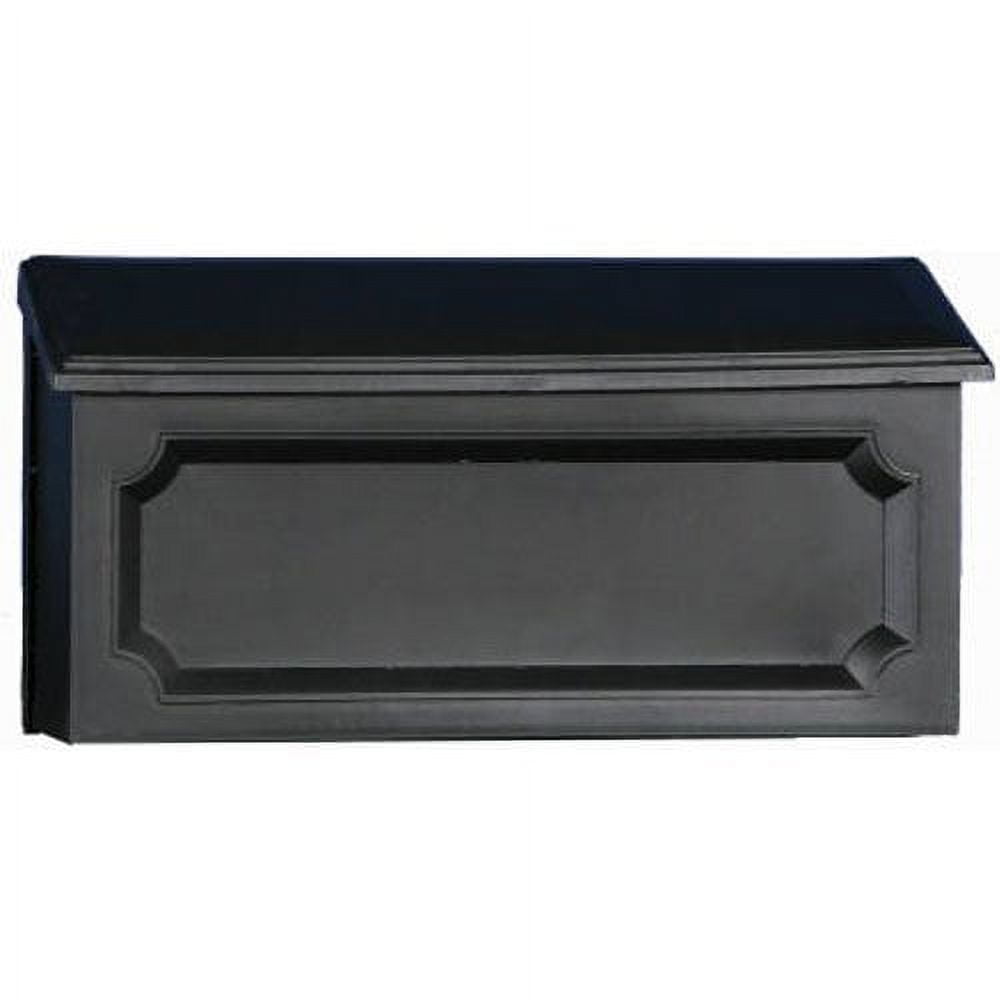 Gibraltar Mailboxes Windsor Medium Capacity Rust-Proof Plastic Black ...