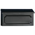 Gibraltar Mailboxes Windsor Small Capacity Rust-Proof Plastic Black ...
