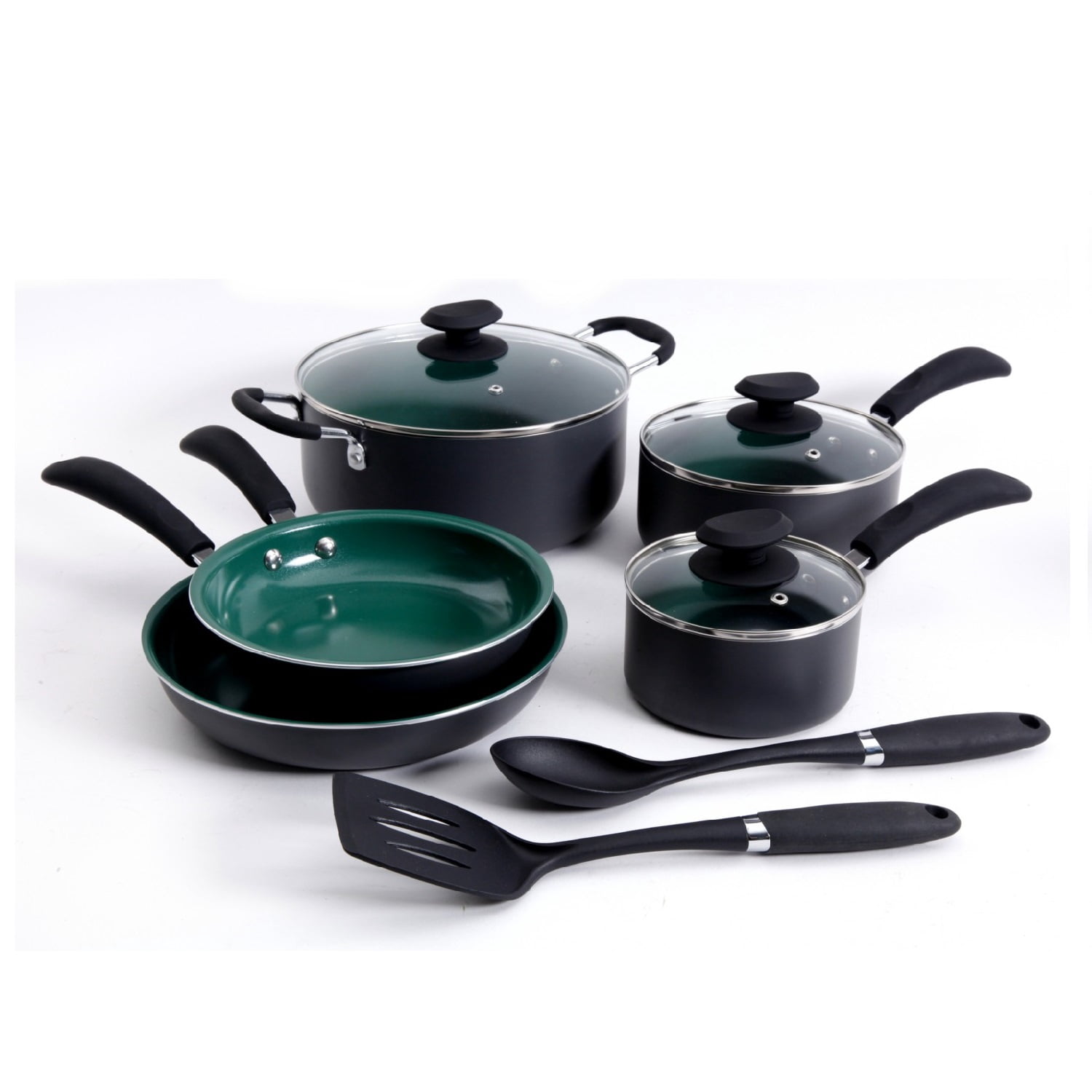 Gibson 109449.1 Eco-Friendly Hummington Aluminum Cookware Set 10Pc ...