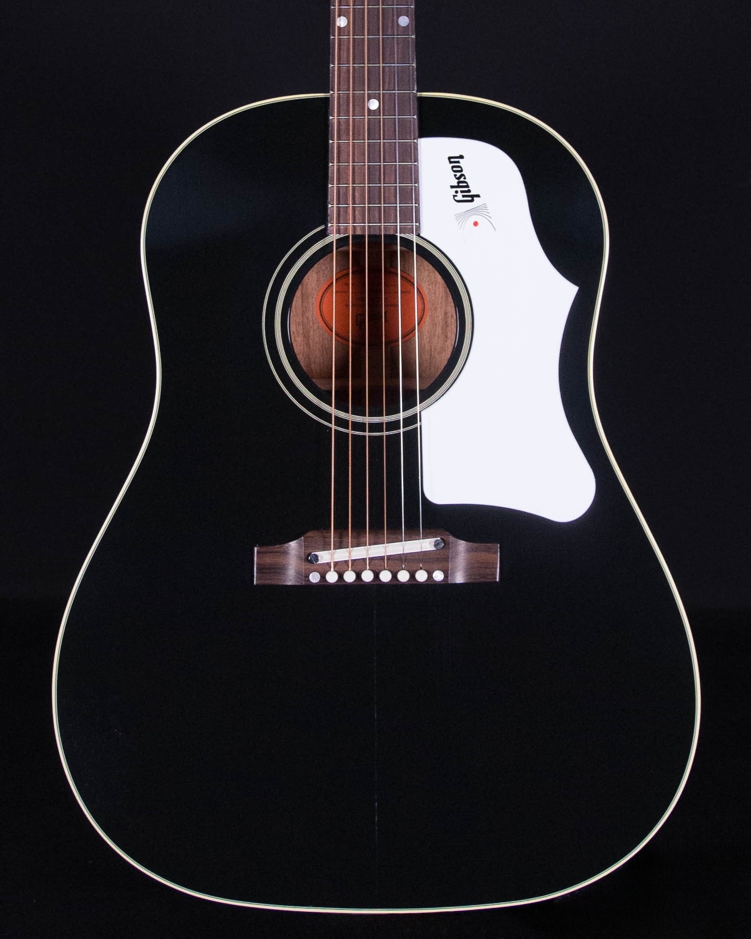 Gibson ‘60s J-45 Original, Ebony with Standard Bridge and Pickup ...