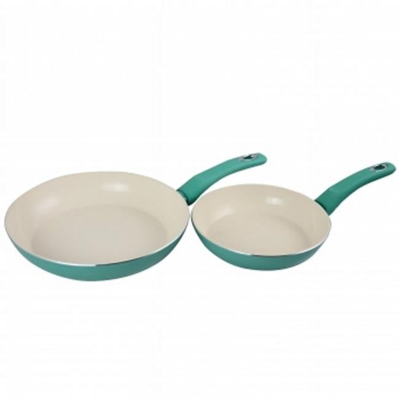 Gibson Cafe Vibes 2 Piece Frying Pan Set with Soft Touch Handles in ...