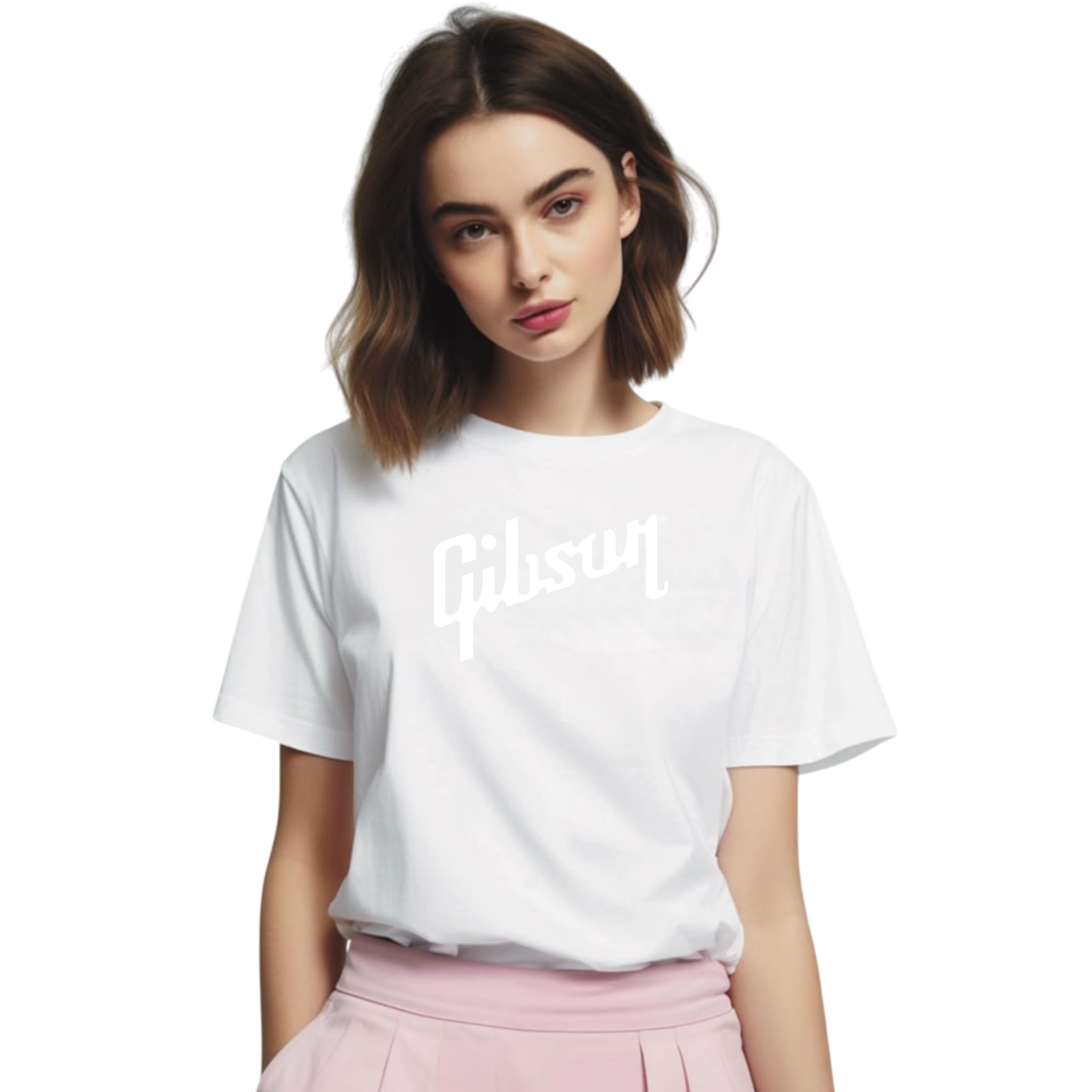 Gibson Classic Logo Les Paul Guitar Punk Rock Heavy Metal T-Shirt, for men & women, up to size ...