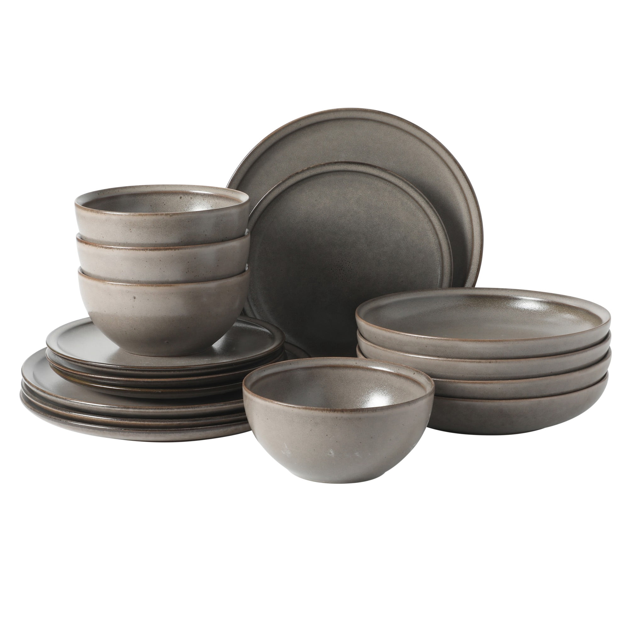 Gibson Elite Beckett Stoneware Reactive Glaze 16 Piece (Service for 4 ...