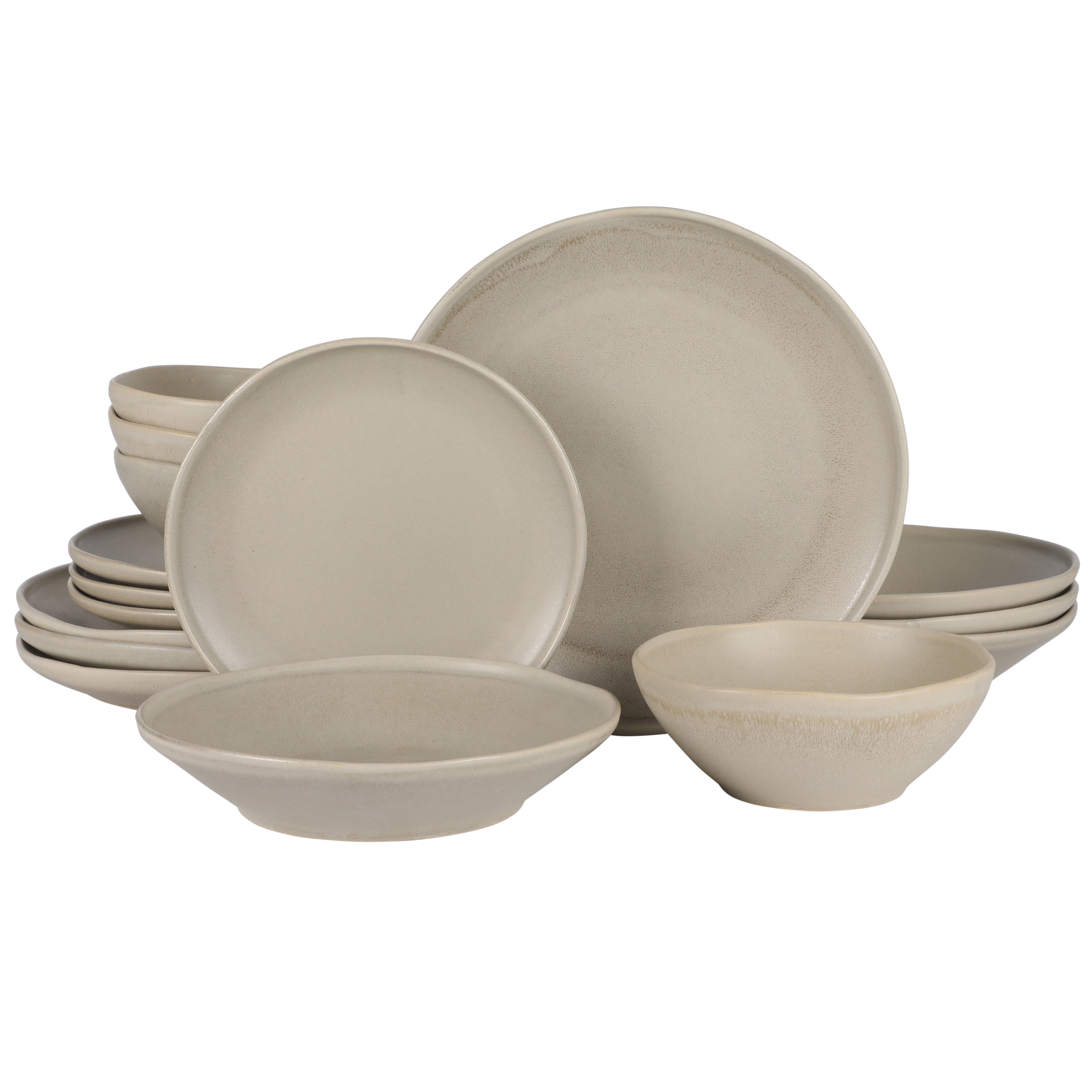 Gibson Elite Island Cove 16 Piece (Service for 4) Plates and Bowls ...
