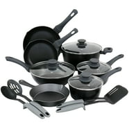 Gibson Town Market Square 7 Piece Non-stick Enameled Essential Cookware ...