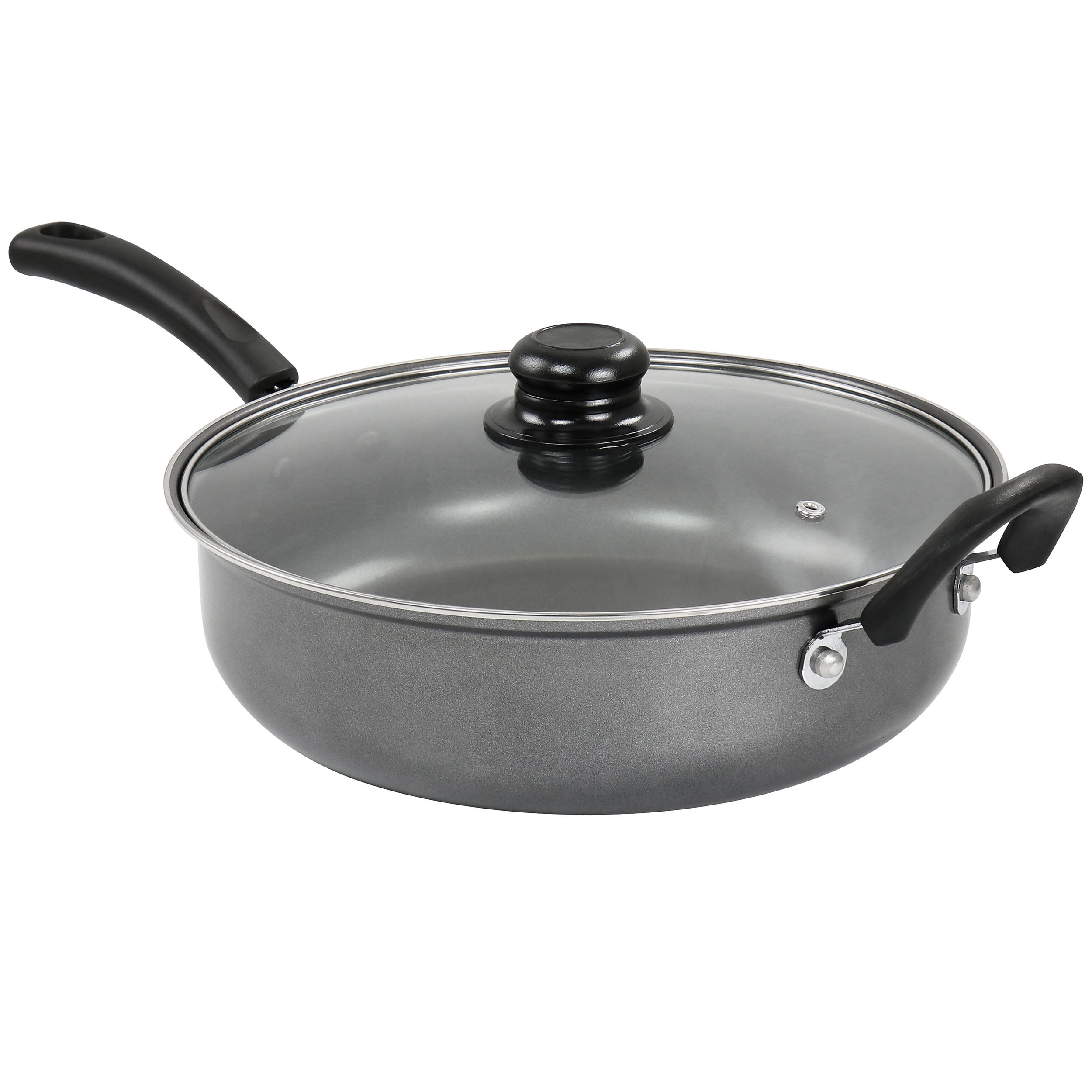 Gibson Everyday 11 Inch Highberry Chicken Fryer with Lid in Grey ...