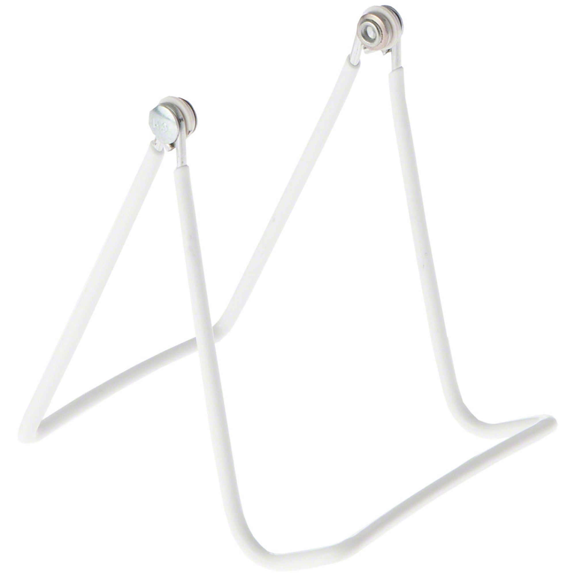 Gibson Holders 2A Adjustable White Wire Display Easel, 3.625