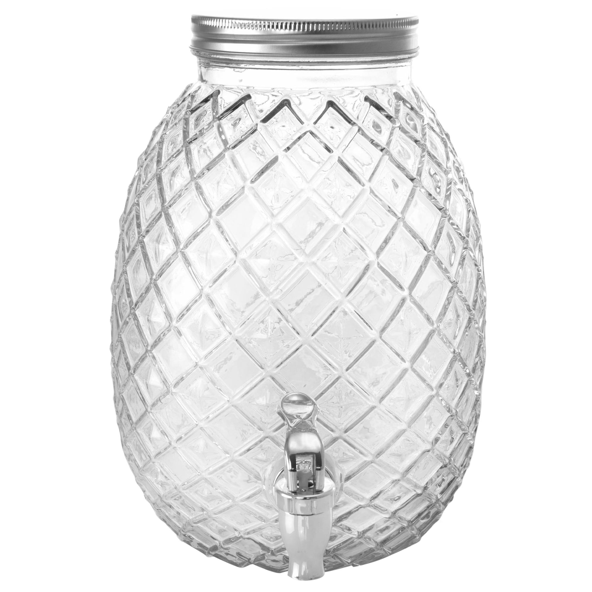 Gibson Home 1.2 Gallon Pineapple Clear Glass Drink Dispenser - Walmart ...