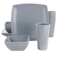 Gibson Home Unbreakable Everyday Melamine Dinnerware Set - 12 Piece ...