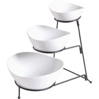 Gibson Home Elite Gracious Dining 3-Tier Serving Bowl with Stand 3TIER ...
