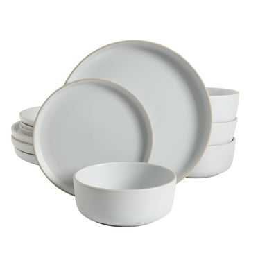 Yellowstone 12-Piece Ceramic Dinnerware Set, Beth Collection - Walmart.com