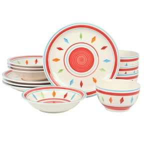 Red Dinnerware Sets for Stylish Dining Home Kitchen & Dining