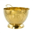 Gibson Home Rose Hue 5 Quart Stainless Steel Colander in Gold - Walmart.com