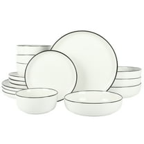 Yellowstone 12-Piece Ceramic Dinnerware Set, Beth Collection - Walmart.com