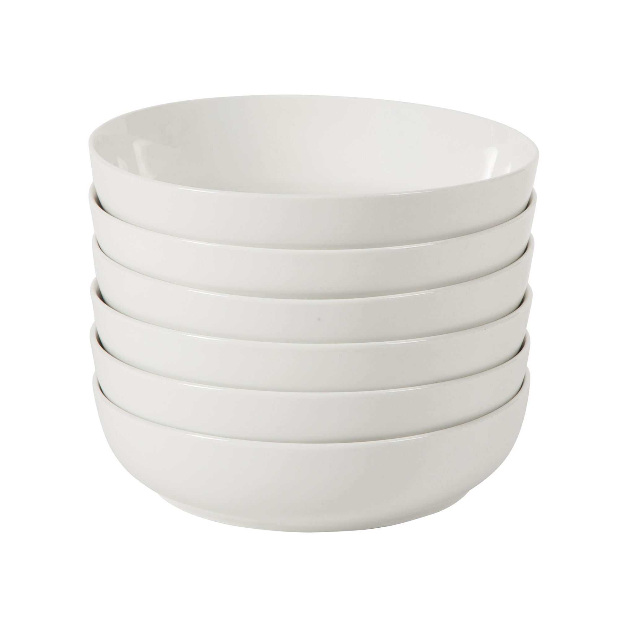 Gibson Home Zen Buffet 6-Piece 41oz Large Pasta Bowls Porcelain Ceramic ...