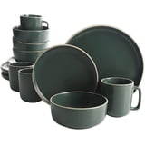 Gibson Home Zuma 16 Piece Dinnerware Set, Plates, Bowls, Mugs, Service ...