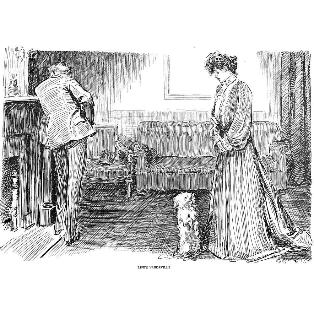 Gibson Life'S Vaudeville. Ncharles Dana Gibson. American Illustrator ...