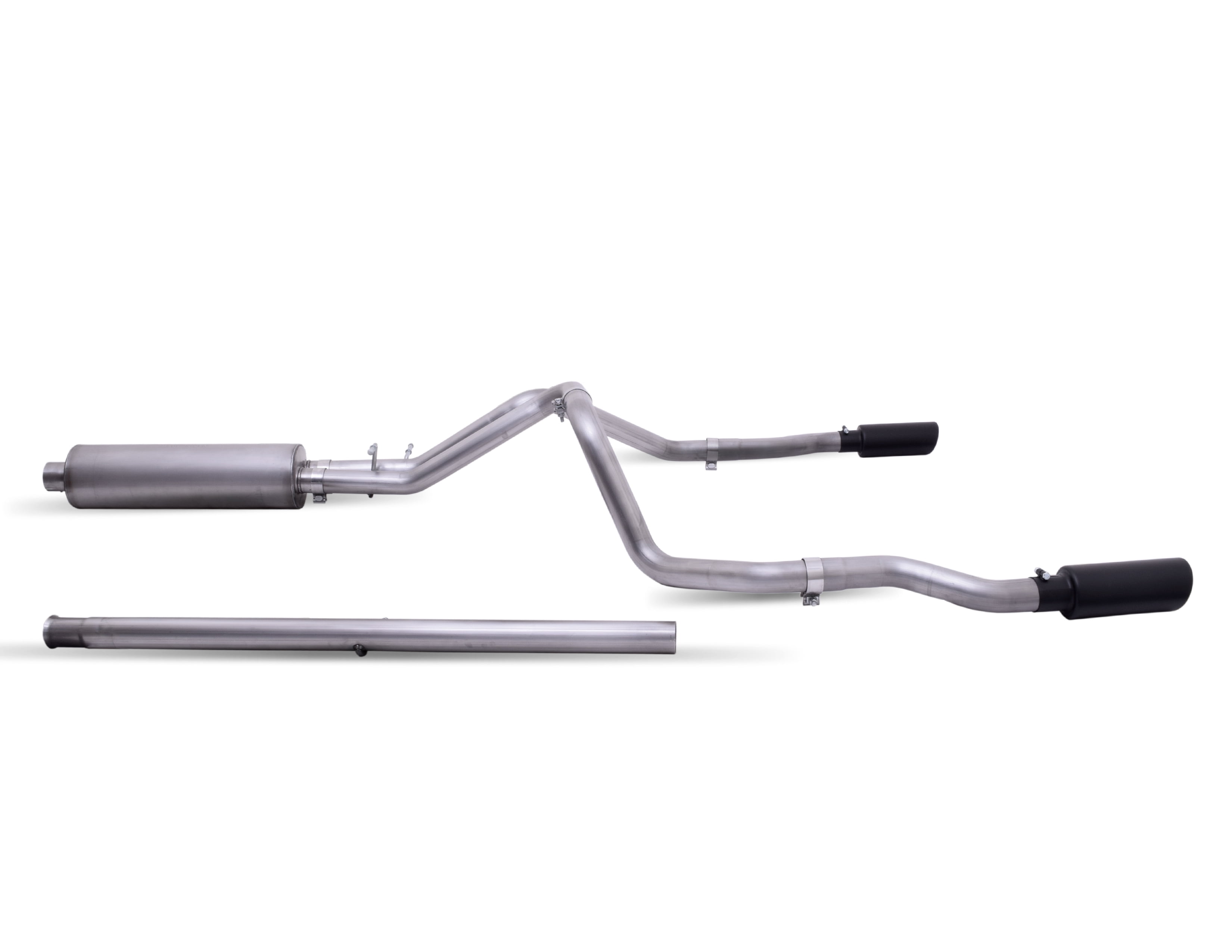 Gibson Performance Black Elite Cat-Back Dual Split Exhaust System ...
