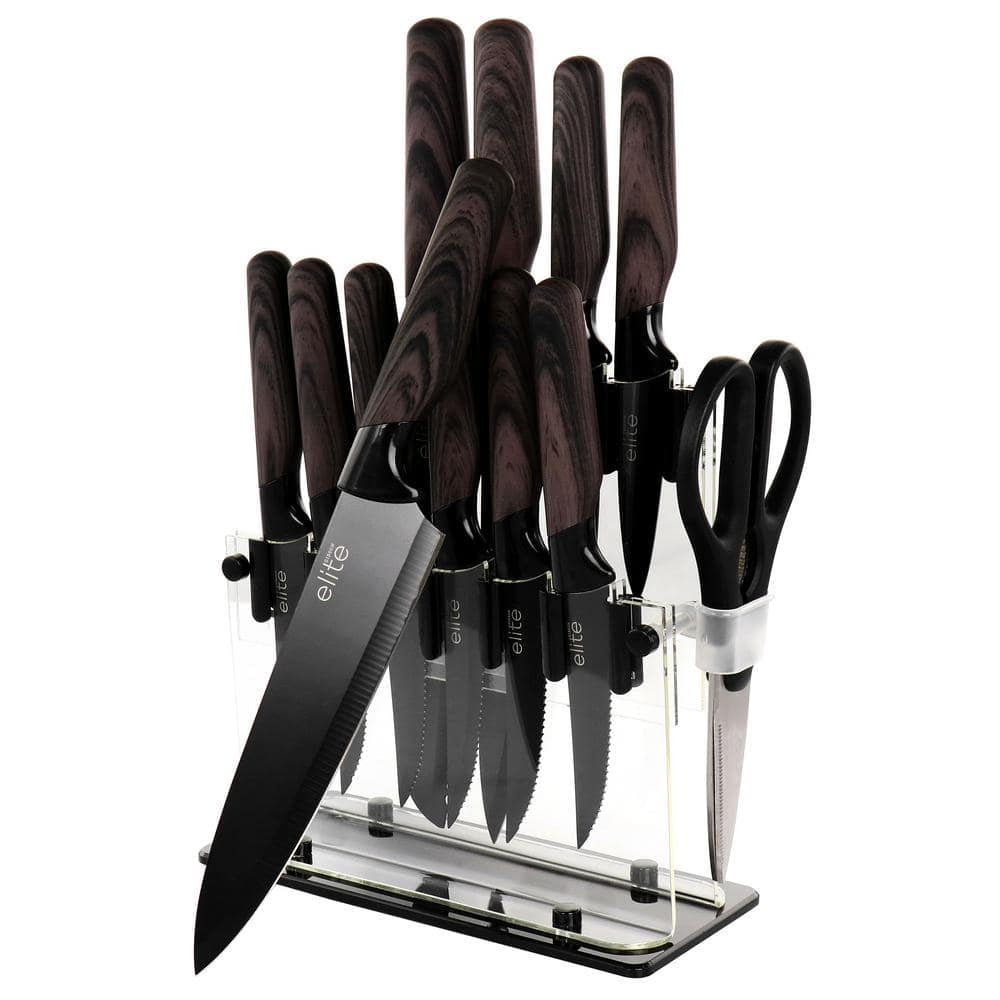 Gibson Soho Lounge 13-Piece Stainless Steel Cutlery Set with Acrylic ...
