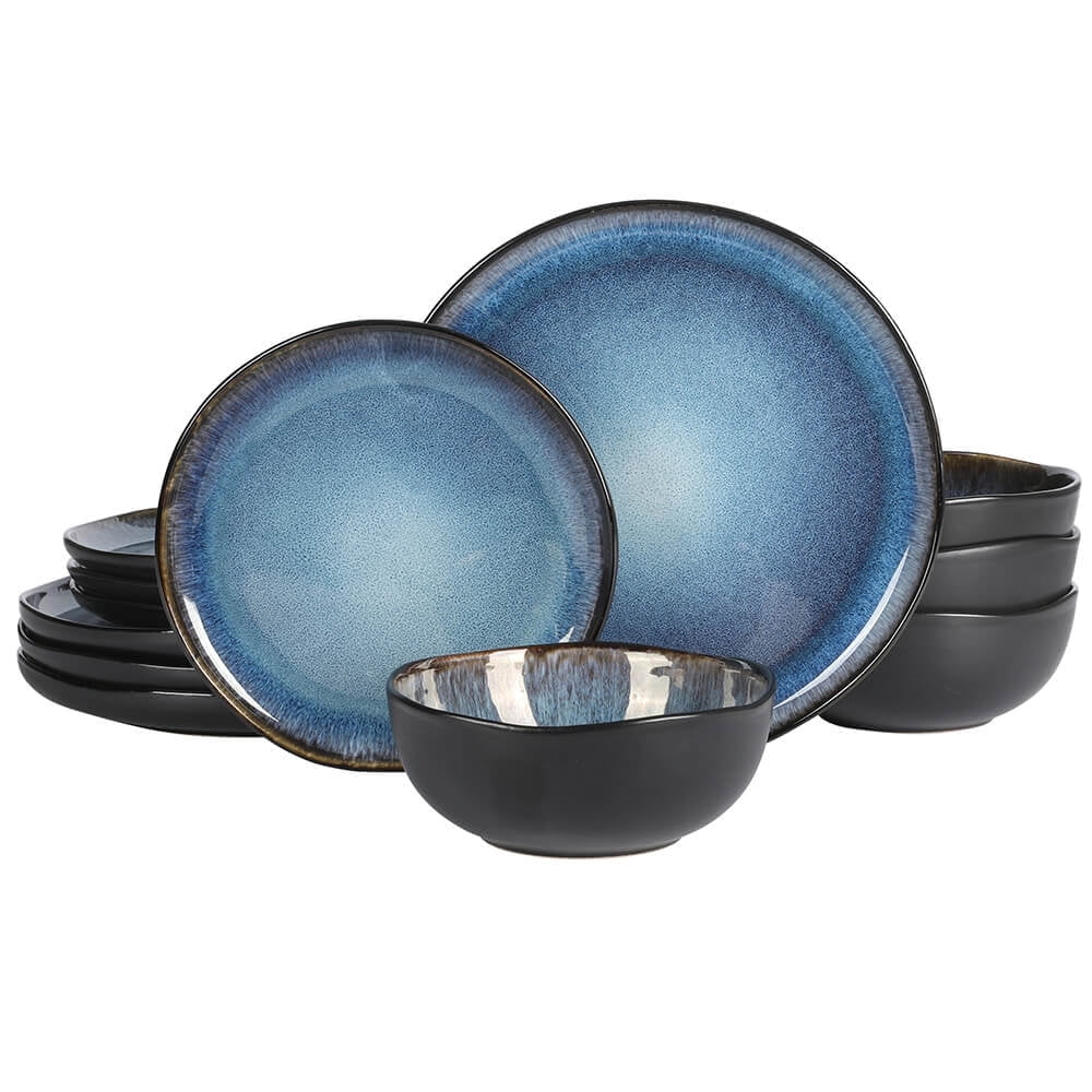 Gibson Soho Lounge Nardini 12 Piece (Service for 4) Plates and Bowls ...