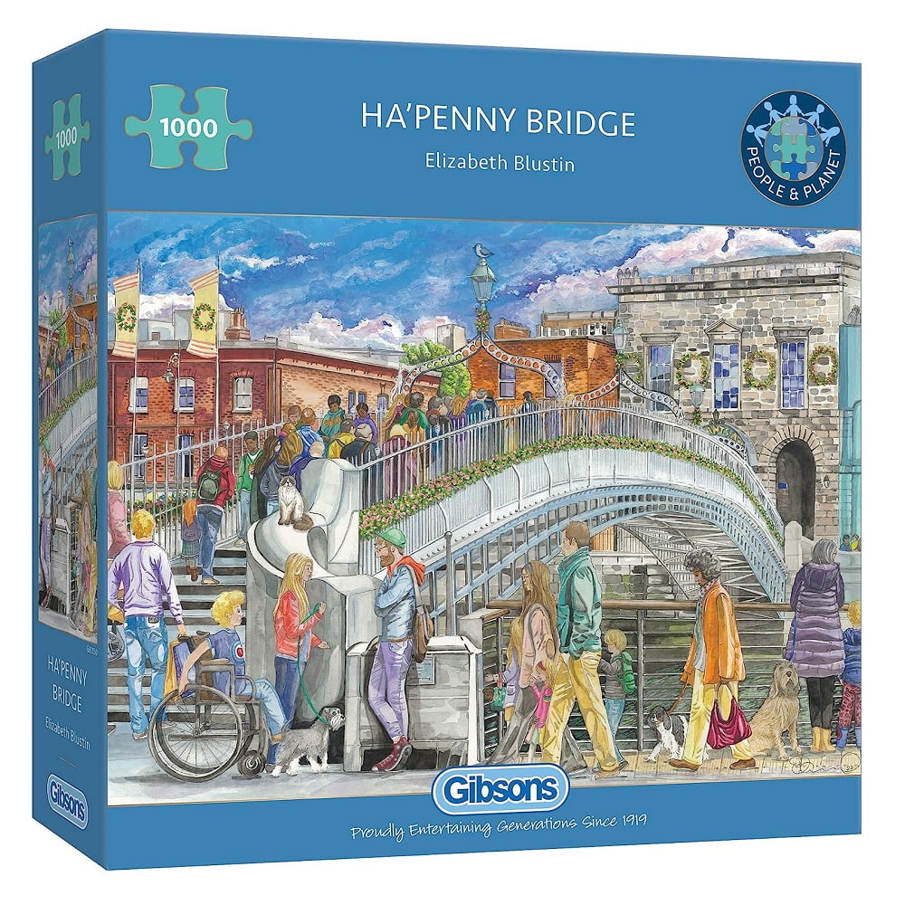 Gibsons Ha'penny Bridge Jigsaw Puzzle (1000 Piece) - Walmart.com
