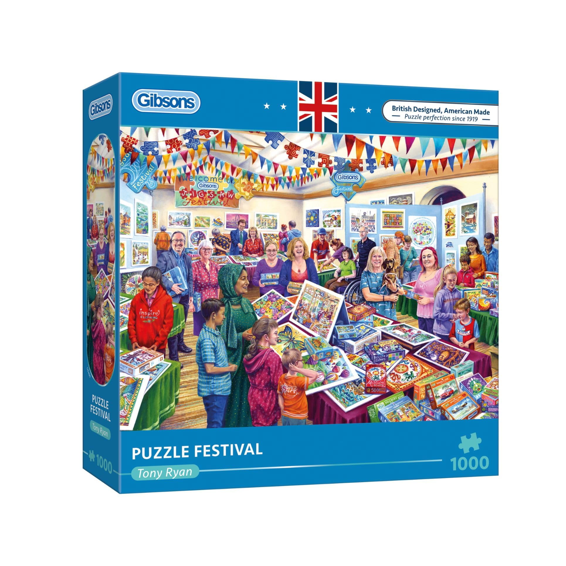 Gibsons Puzzle Festival 1000 DHF10 Piece Jigsaw Puzzle | Enthusiasts ...