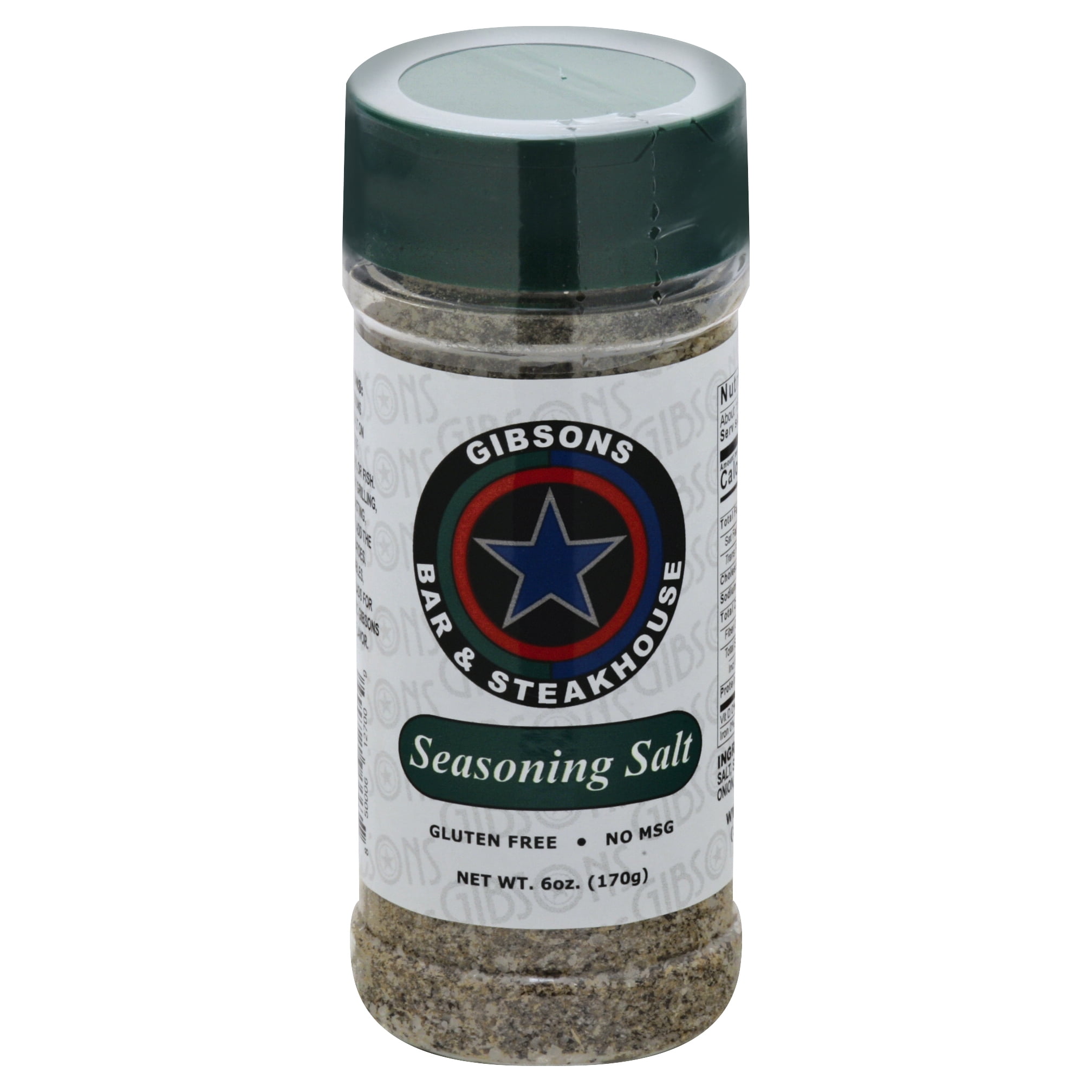 Gibsons Steakhouse Barbeque Seasoning Salt 6 oz (Pack of 12) - Walmart.com