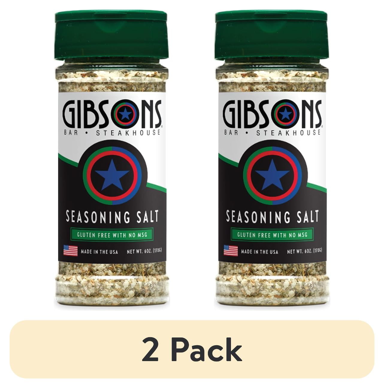 (2 pack) Gibsons Steakhouse Seasoning Salt 6 oz - Walmart.com
