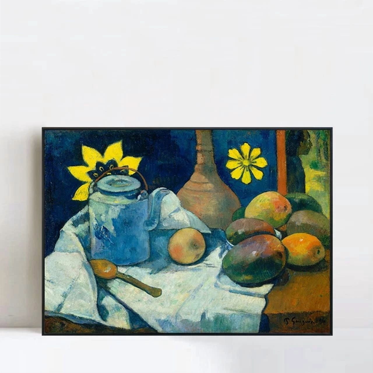 Giclee Print Art Still Life With Teapot & Fruit[1] By Paul Gauguin Art ...