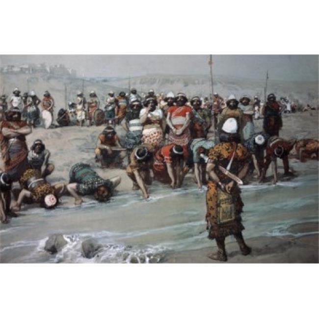 Gideon Chooses the Three Hundred James Tissot 1836-1902 French Jewish ...