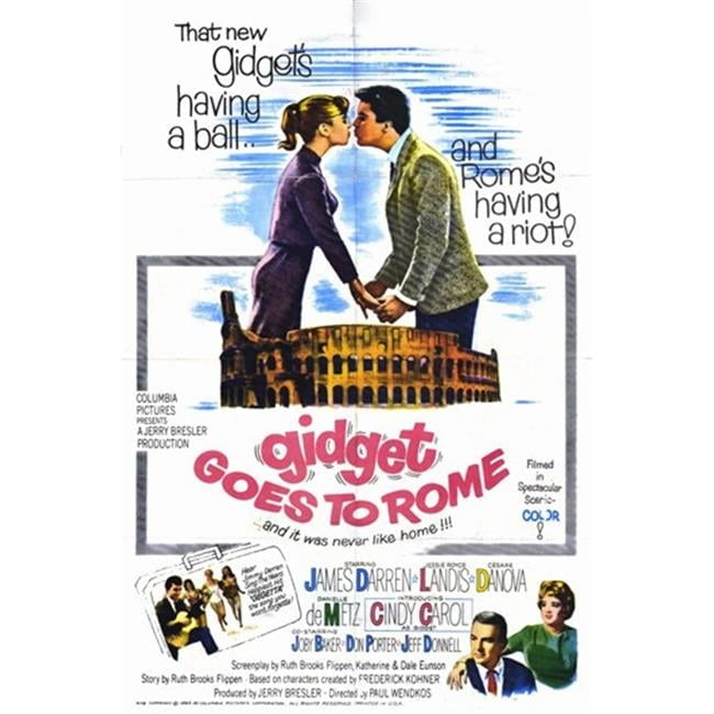Gidget Goes to Rome Movie Poster - 11 x 17 in. - Walmart.com