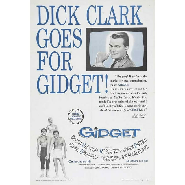 Gidget Movie POSTER 11" x 17" Style B - Walmart.com