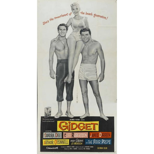 Gidget - movie POSTER (Style A) (20" x 40") (1959) - Walmart.com