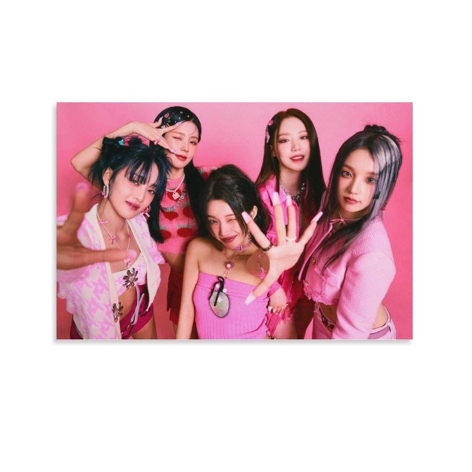 Gidle I Feel Queen Pink Korea KPOP ARTIST Posters Aesthetics Home ...