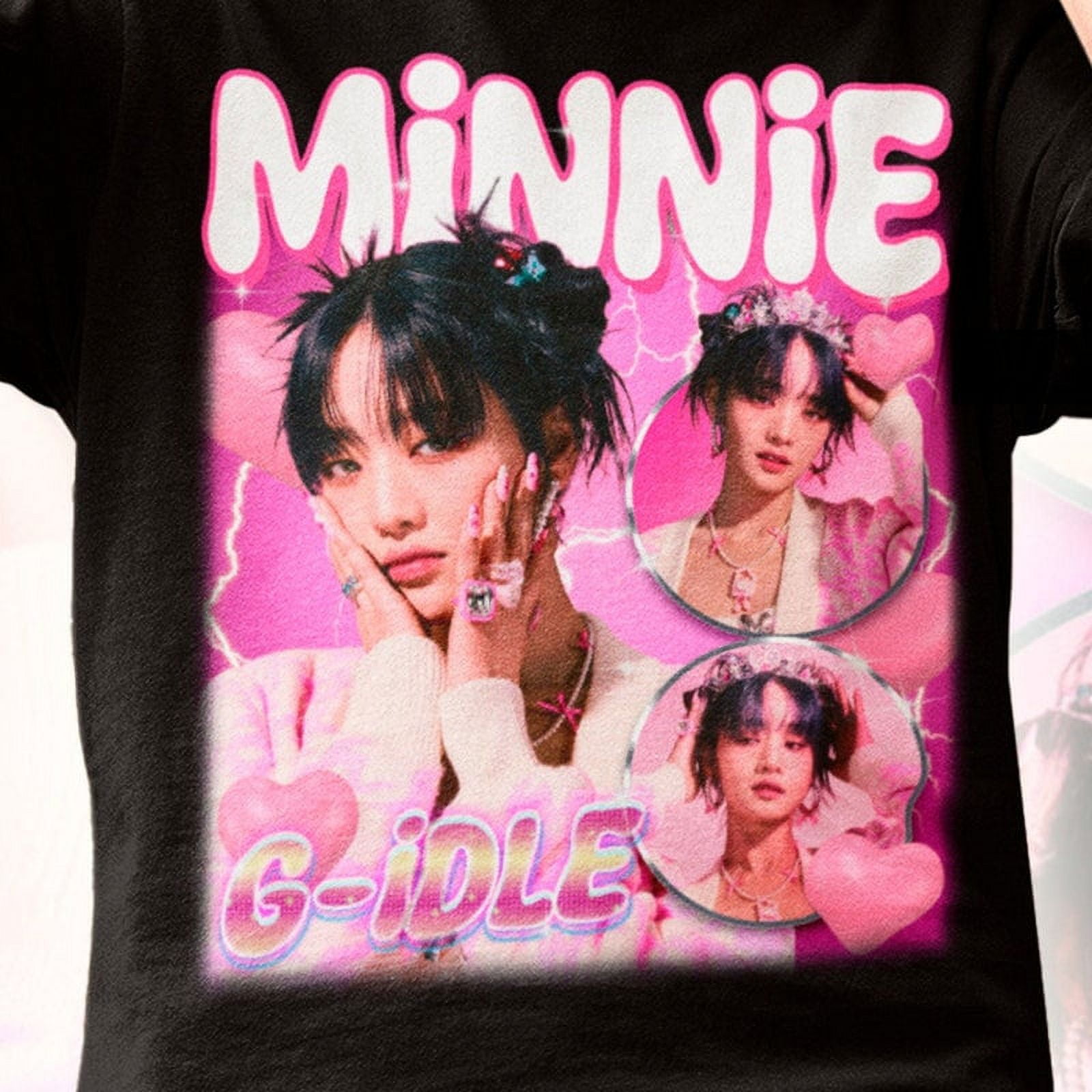 Gidle Minnie Bootleg Shirt: Exclusive K-pop Fan Apparel - Gidle Shirt ...