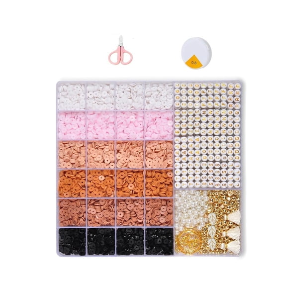 Gieenan Soft Clay Beads Letter Accessories Jewelry Crafting Set Clay ...