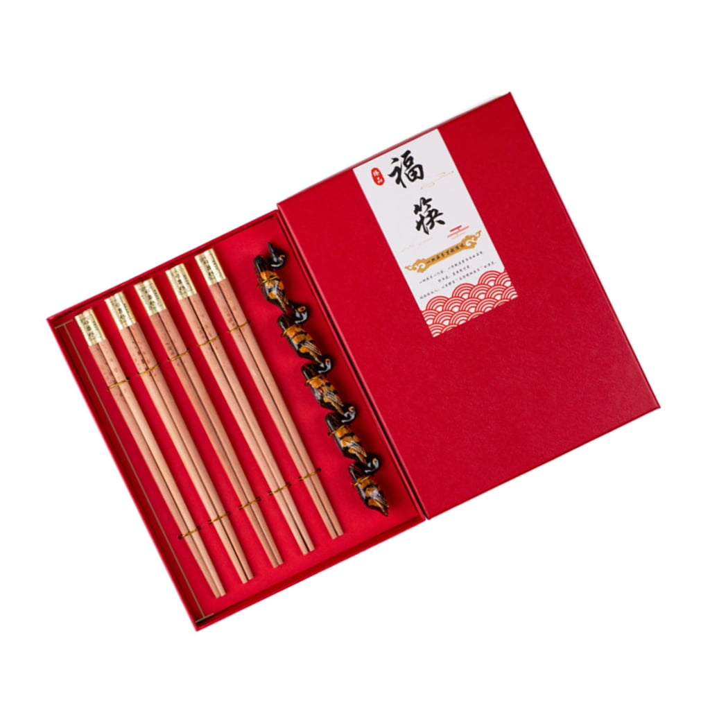 Gieenan Sustainable Chopstick Pair And Modern Rest Set Dining Utensils ...