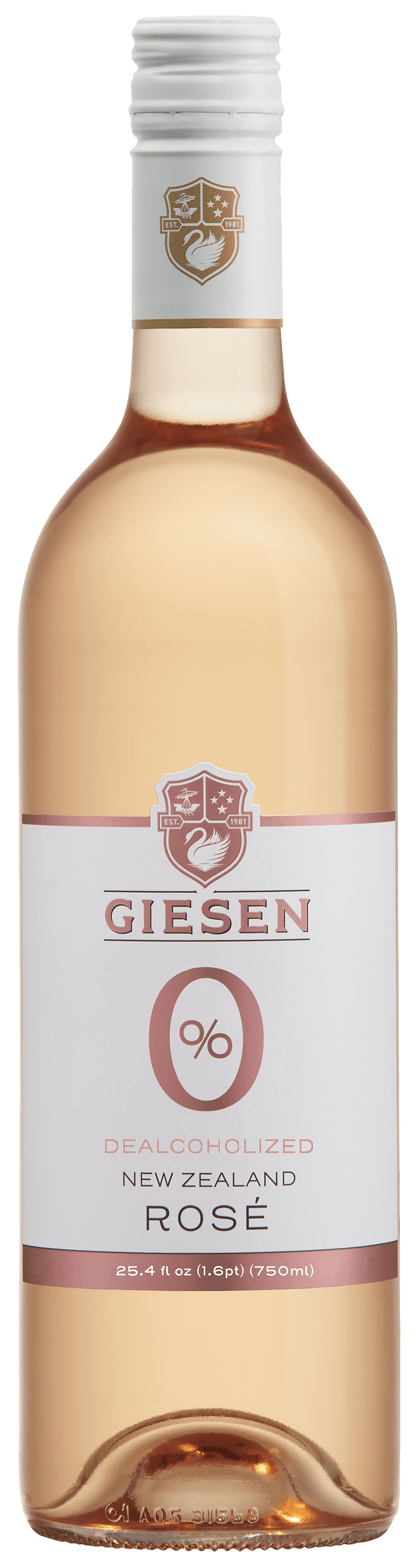 Giesen 0% Rose Non-Alcoholic Wine, Low-Calorie, Delicious Stone Fruit ...